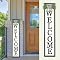 Amazon.com : Outdoor 2in1 Welcome Sign for Front Porch Standing 45"X9 ...