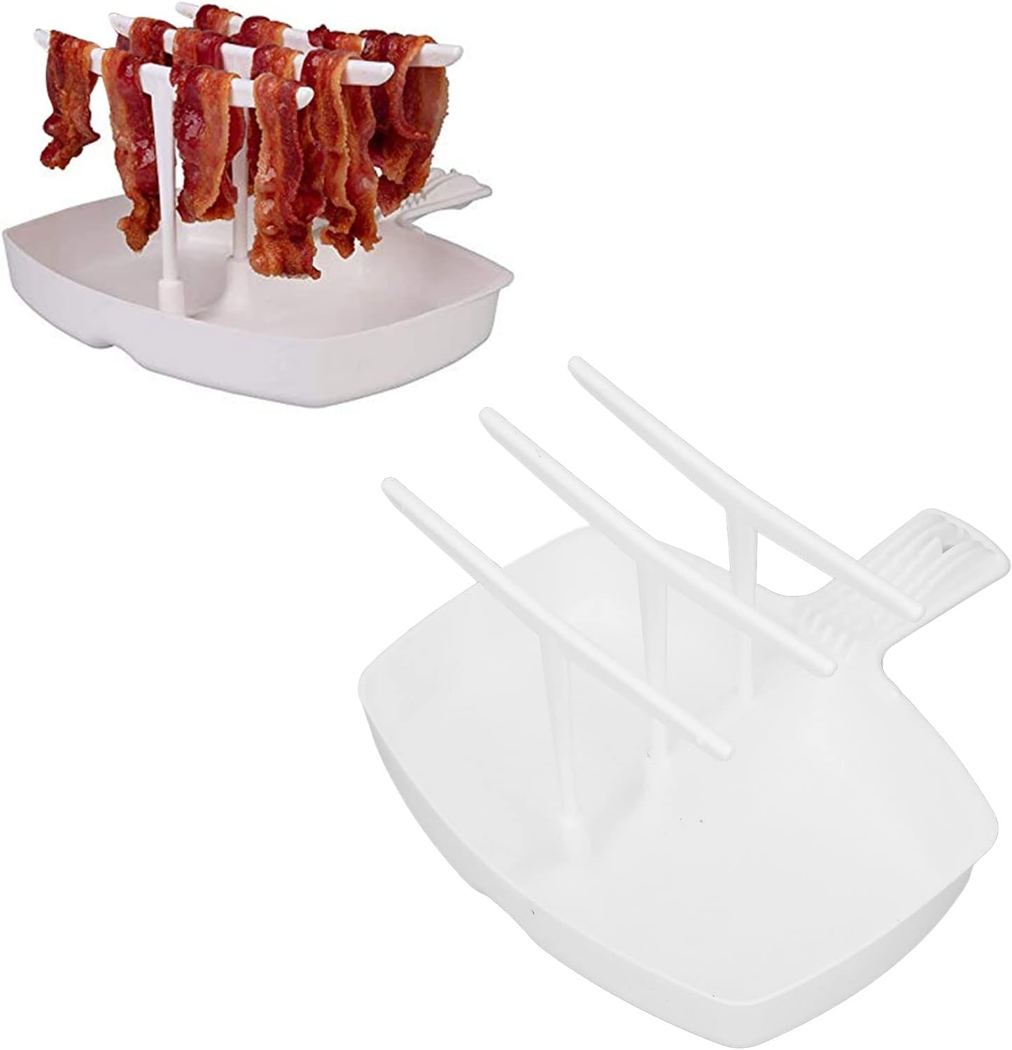 Amazon.com: Microwave Bacon Maker Cooker with Lid, Quick and Mess Free ...