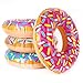 Amazon.com: Inflatable Donut Pool Float for Kids, (Pack of 4) Colorful ...