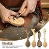 Amazon.com: Unfinished Wood Carving Spoon Kit, Blank Wooden Spoon for ...