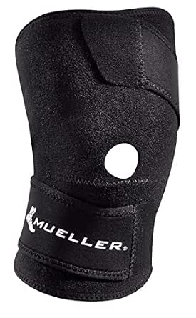 Mueller Sports Open Patella Wraparound Knee Support-Brace-One Size (2 ...