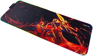 ماوس باد XTRIKE ME MP-605 للألعاب - إضاءة خلفية RGB - مقاس 800x 300 x 3 مم - قاعدة مطاطية مانعة ...