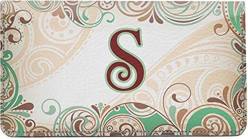 Amazon.com: 123 Cheap Checks Funky Monogram S Designer Checkbook Cover ...