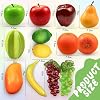 Amazon.com: Ikosora 13 Pcs Artificial Fruit Set, Fake Mixture Fruits ...