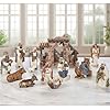 Amazon.com: KIRKLAND Signature Hand-Painted Christmas Nativity 13-Piece ...