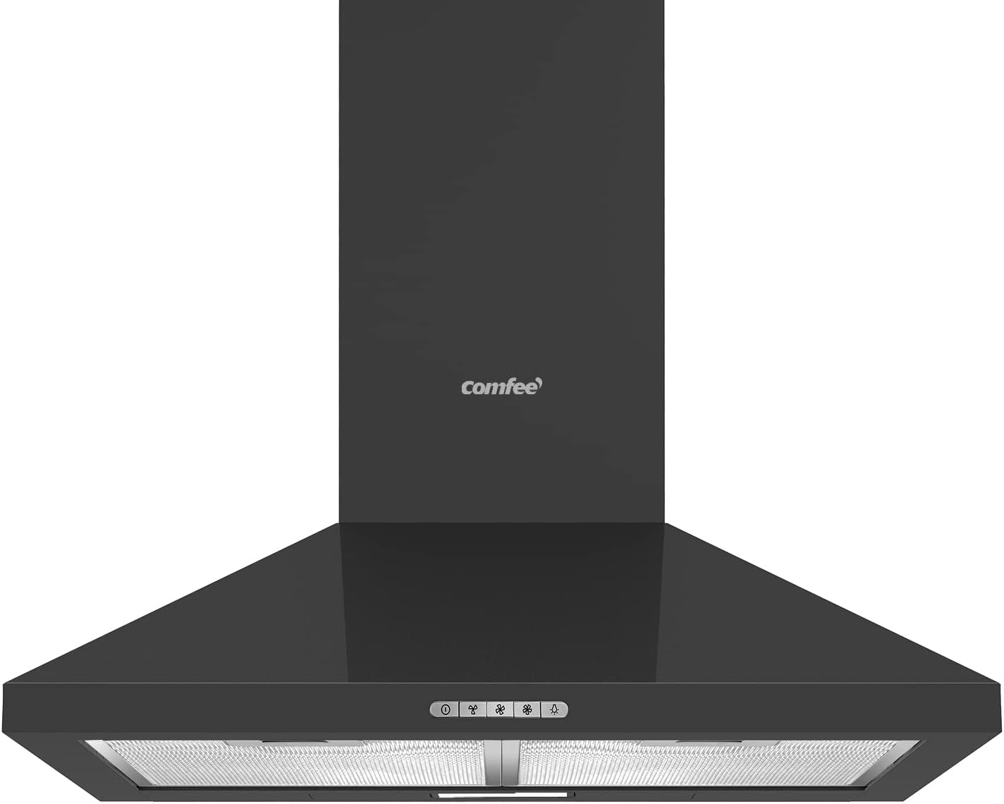 COMFEE' 60A17 60cm Chimney Cooker Hood Stainless Steel Extractor Hood ...