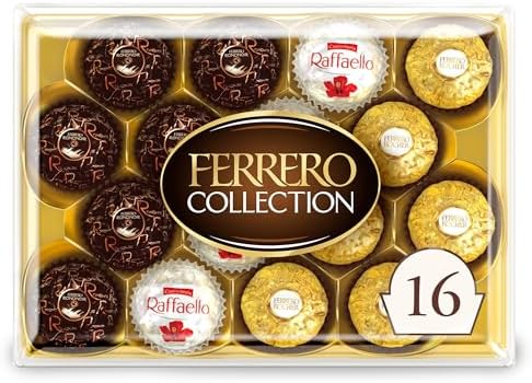 Amazon.com: Ferrero Rocher, 16 Count, Premium Gourmet Assorted Hazelnut ...