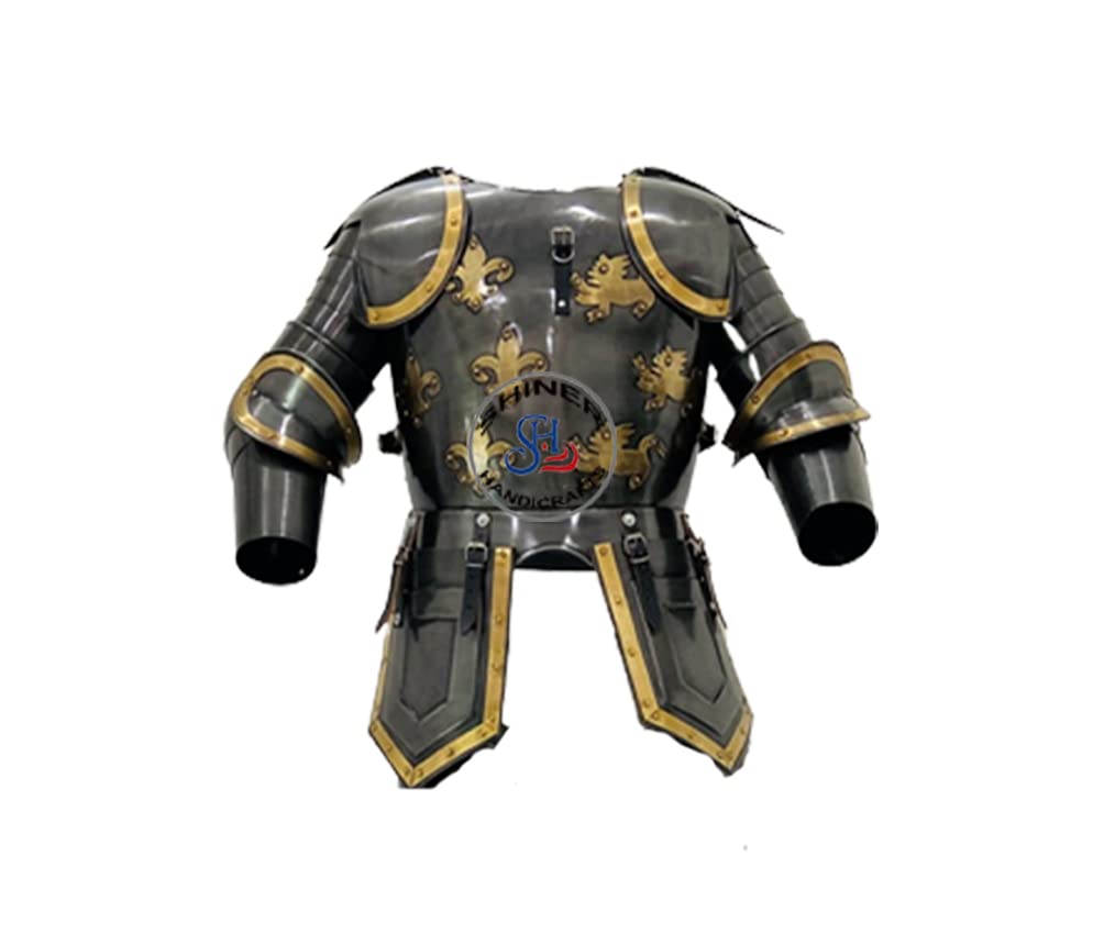 Buy SHINER HANDICRAFTS Medieval plate Knight Chest Armor With Shoulder ...