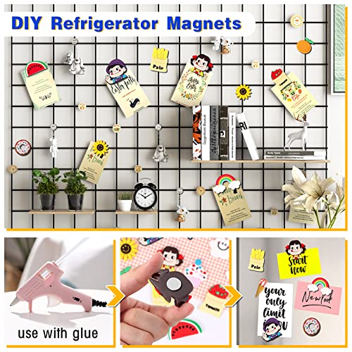 Snapklik.com : 120Pack Small Magnets For Crafts, 5 X 2 Mm Tiny Magnets ...