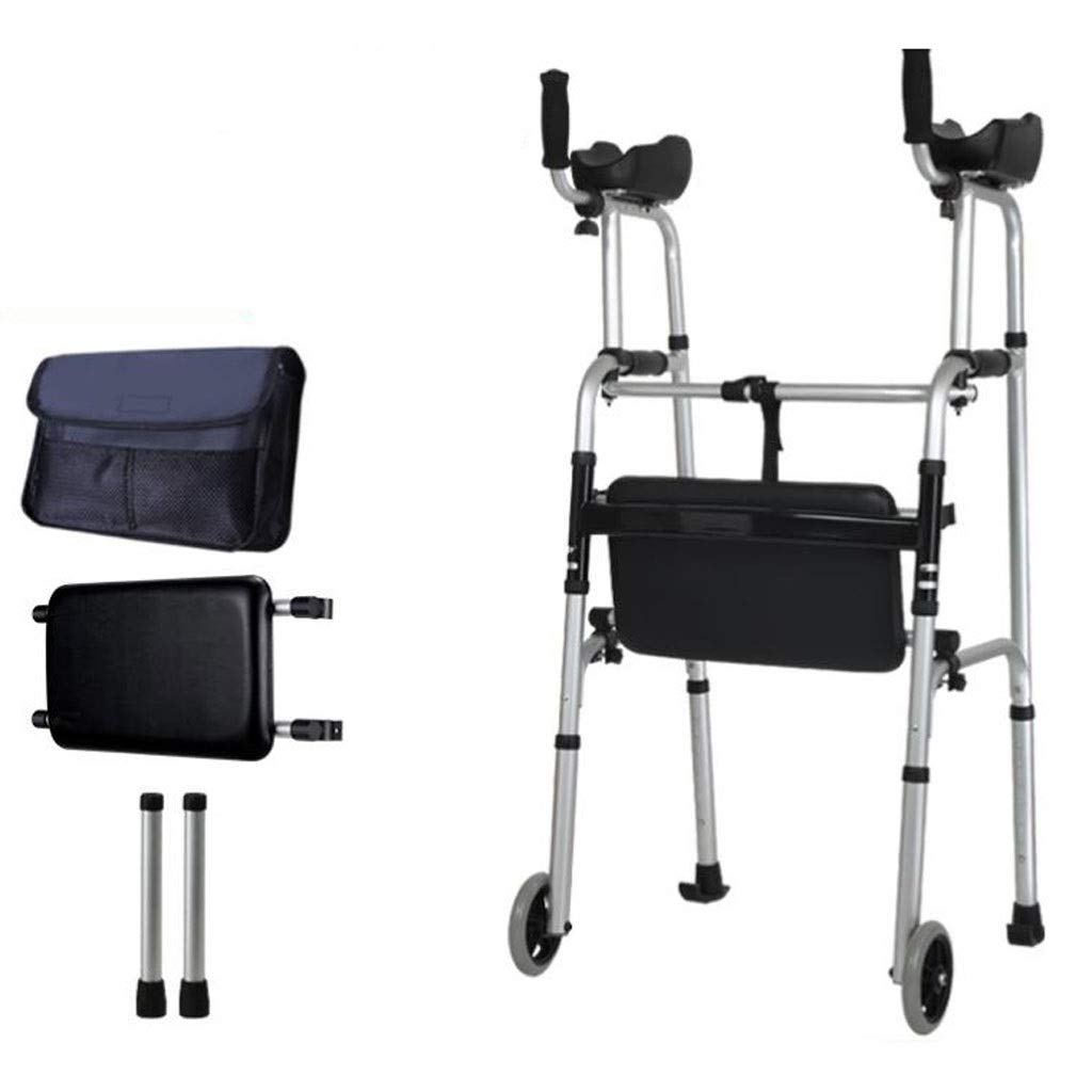 Buy Walking Frame Folding Lightweight Forearm Support Walker Rollator ...