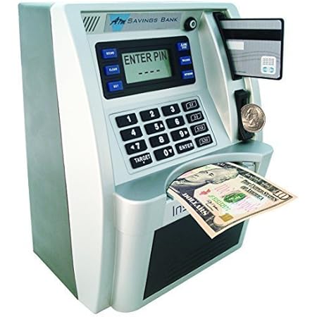 Amazon.com: LIKE Teller ATM Bank Perfect Toy to Instill Saving Habit ...