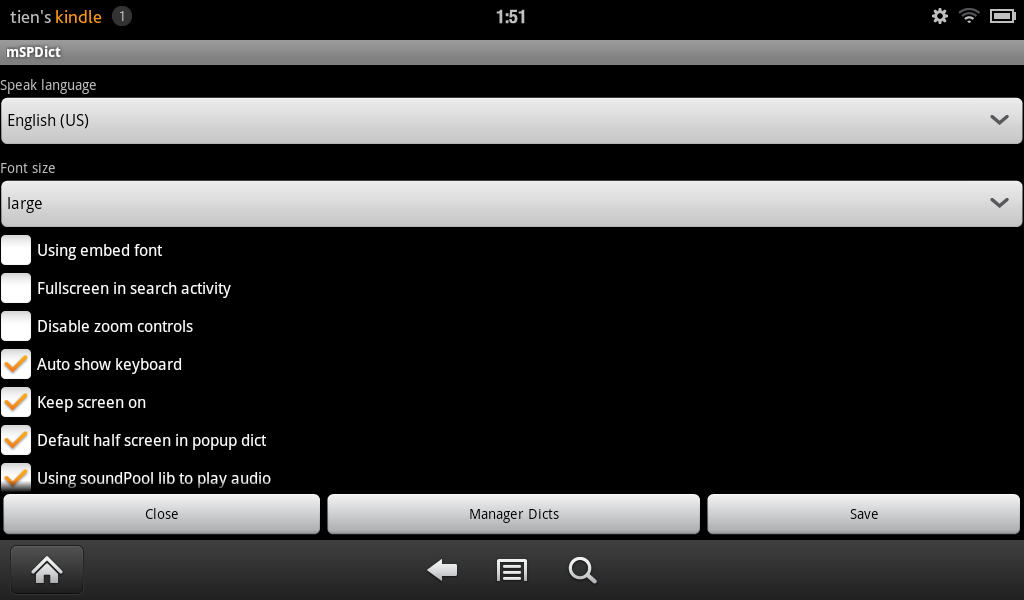 mSPDict - English dictionary - App on Amazon Appstore