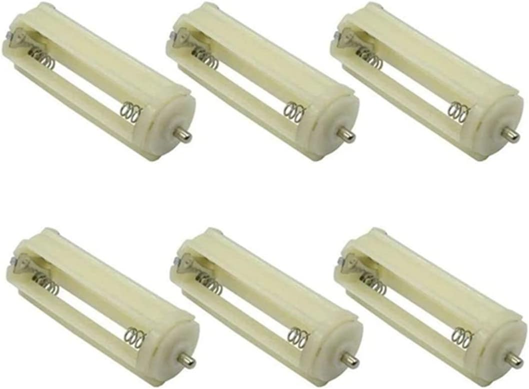 Amazon.com: CLEZGO 3Pcs AAA Battery Holder Adapter Black Cylindrical ...