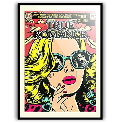 Amazon.com: True Romance 90s Limited Edition Print. Classic Cult Horror ...