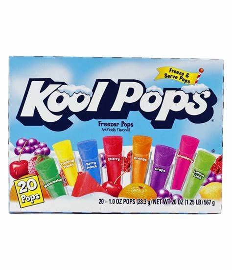 Amazon.com: KOOL POPS - 20 count freezer pops- 2 pack : Grocery ...