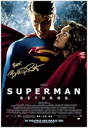 Amazon.com: Brandon Routh Autographed Superman Returns 16x24 Poster ...