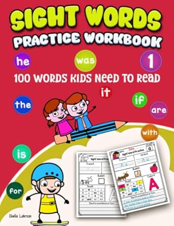 100 Must Know Sight Words Practice Activity Workbook: Learn, Trace ...