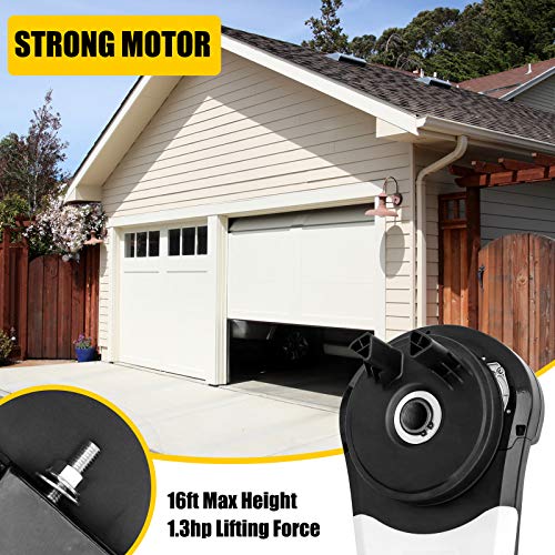Roll Up Door Opener with Remote Control, 50 Decibel Automatic Rolling ...