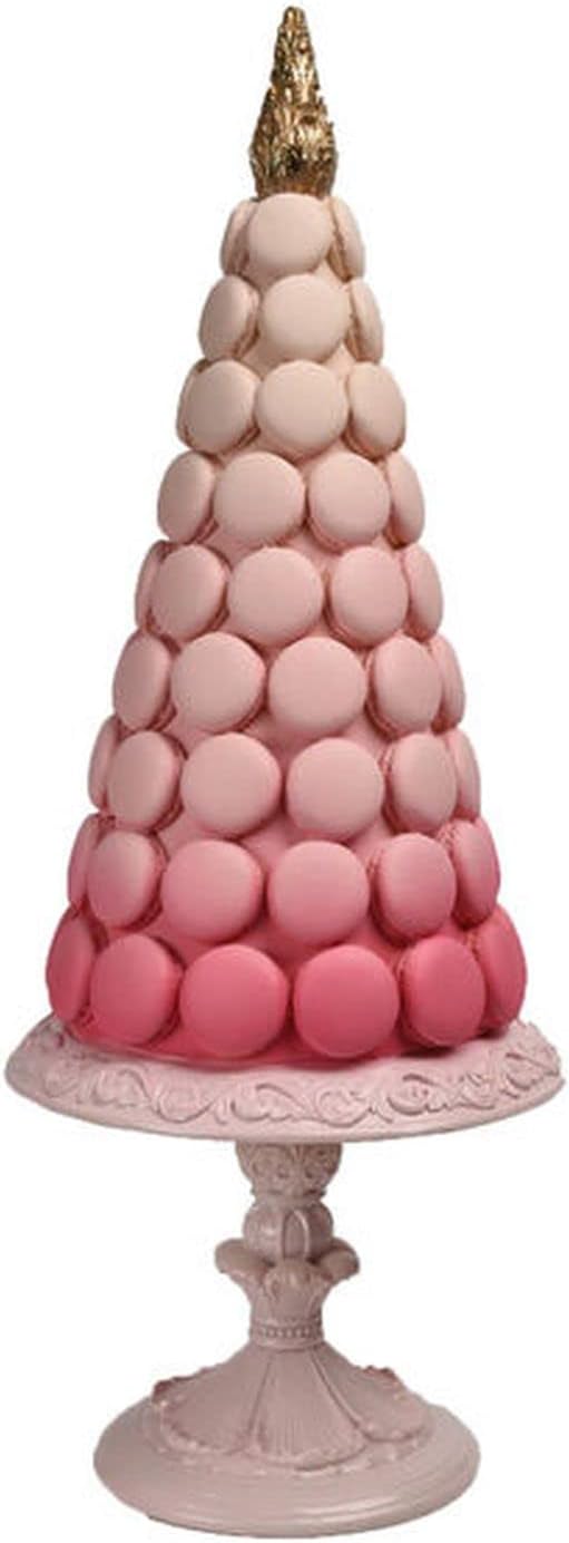 Amazon.com: December Diamonds 9.25" Pink Cake On Gold Base Figurine ...