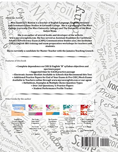 Snapklik.com : CSEC ENGLISH "B" PAPER 01 Multiple Choice Practice Papers