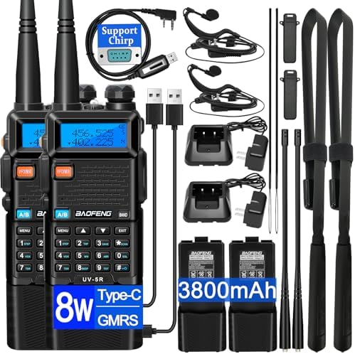 Amazon.com: BAOFENG UV-5R Ham Radio Handheld: 8W Ham Radios Long Range ...
