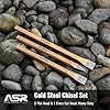 ASR Outdoor 3pc Heavy Duty Cold Steel Chisel Set Geology Tools Rock ...