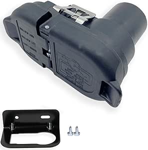 Amazon.com: Rear Bumper 7 Blades 4 Pin Trailer Connector Adapter ...