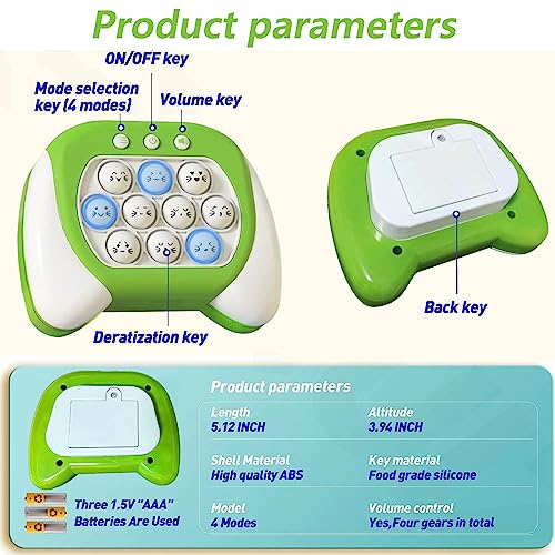 quick push bubbles game console,push game,Button Puzzle Pop Light Up ...
