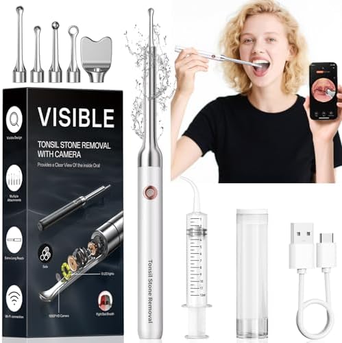 Amazon.com: Tonsil Stone Remover with Camera - Upgraded Visual Tonsil ...
