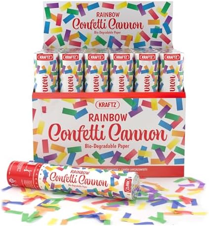 HENBRANDT Giant Confetti Cannon Party Shooter : Amazon.co.uk: Home ...