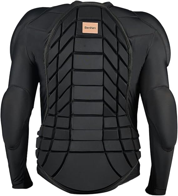 BenKBenKen Ultra Light Protective Gear Skiing Body Armor Spine Back ...