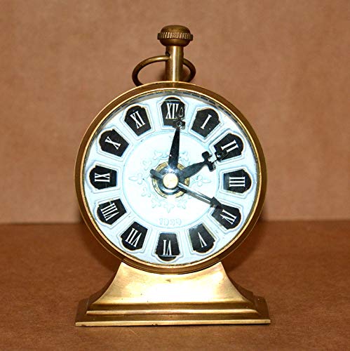 Anaviya Handicrafts Antique Vintage Brass Desktop Décor Clock Good ...