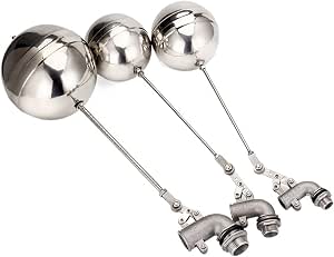 Amazon.com: 1/2" 3/4" 1" Stainless 1 Set Steel 304 Adjustable Float ...