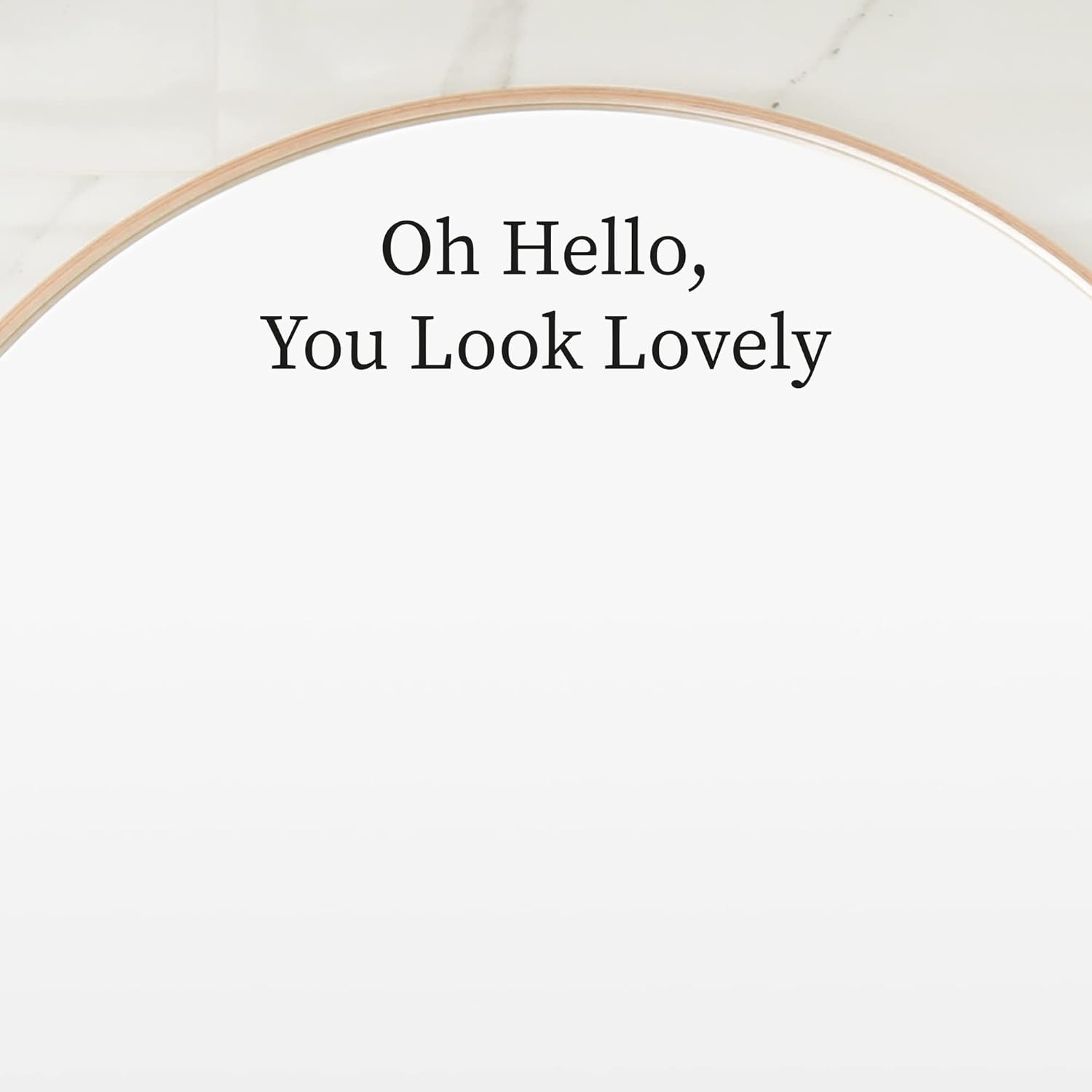 Positive Mirror Sticker Inspirational Mirror Quote Decoration Bathroom ...