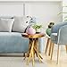 Amazon.com: WELLAND Teak Wood Stick Leg End Table : Home & Kitchen