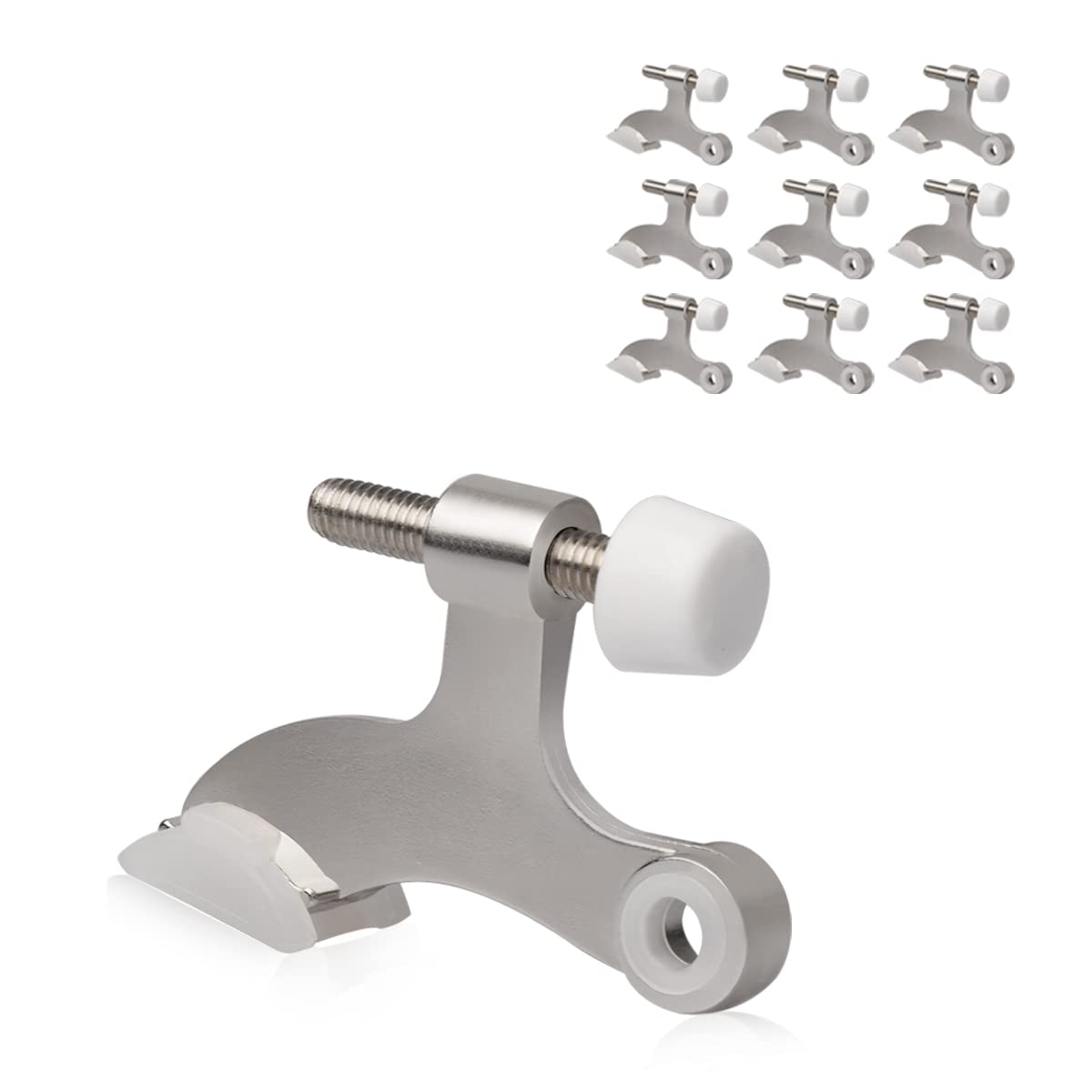 Snapklik.com : KOVOSCH 10 Pack Hinge Pin Door Stopper Brushed Satin ...