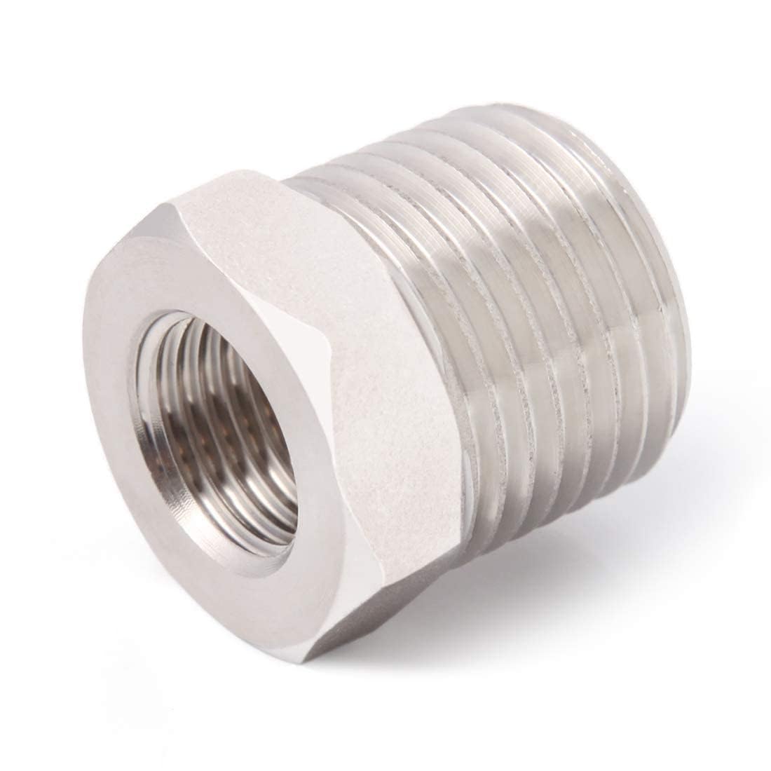 Snapklik.com : Stainless Reducer Bushing NPT 1 Male To 1/4 Female ...