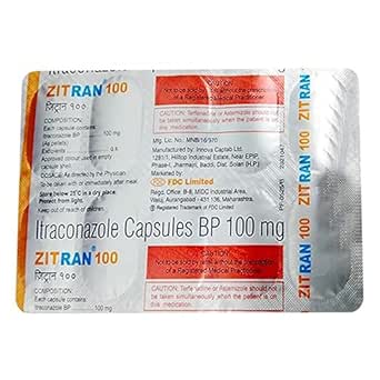 Zitran 100 mg - Strip of 10 Capsules : Amazon.in: Health & Personal Care
