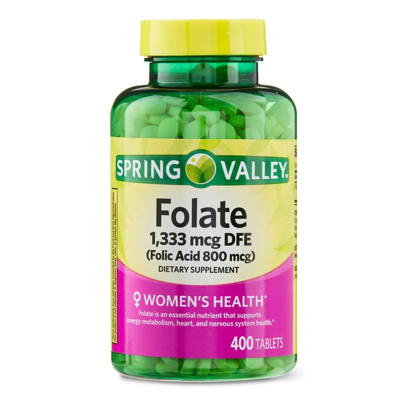 Amazon.com: 4 TOP CARE Folate Dietary Supplement, 1,333 mcg DFE, 400 ...