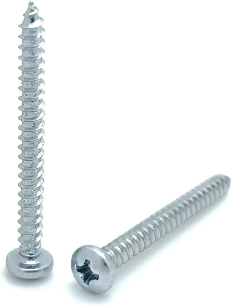 Amazon.com: SNUG Fasteners 100 Qty #6 x 1-1/2" Zinc Phillips Pan Head ...