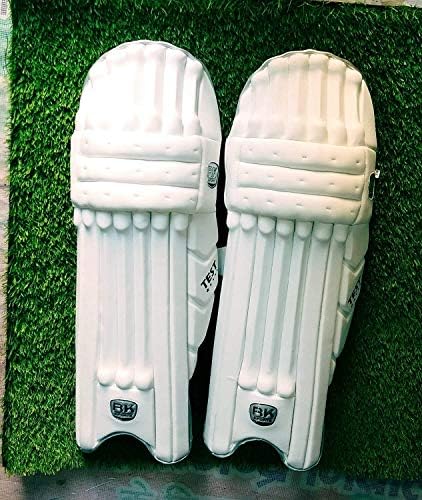 Buy RK KAIME SPORTS Batting Leg Guard for Youth 25 Inches White Online ...