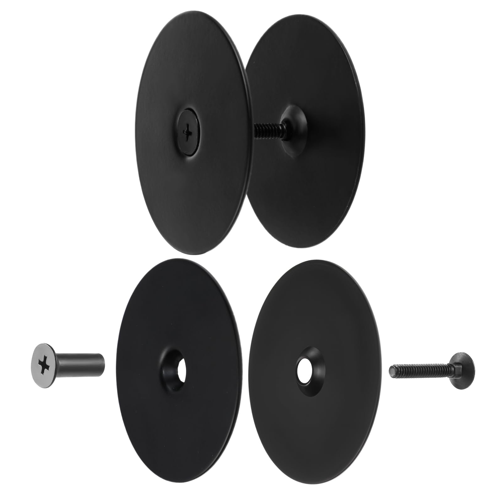 2-5/8" Diameter Deadbolt Cover Plate, 2 Set Door Hole Cover Plate ...