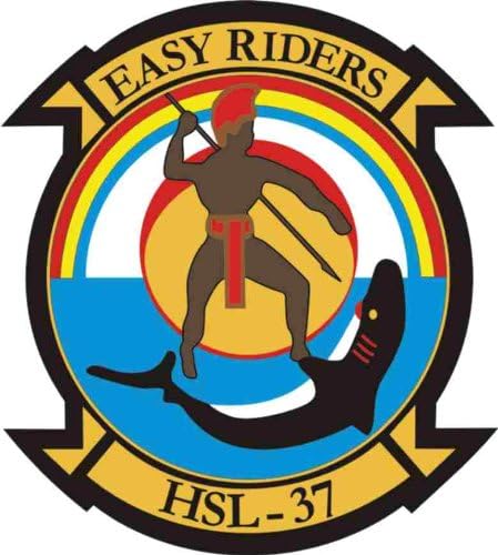 Amazon.com: US Navy HSL-37 Easy Riders Squadron Decal Sticker 5.5 ...