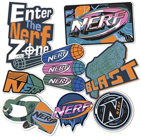 Amazon.com: Desert Cactus Nerf Sticker - 8 Sticker Vinyl Decal Laptop ...