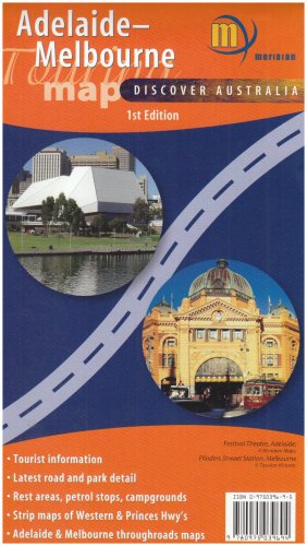 Adelaide-Melbourne Touring Map (Discover Australia S.) : Amazon.es: Libros