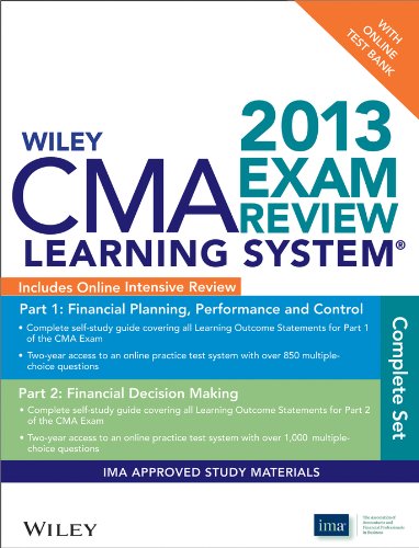 Amazon.co.jp: Wiley CMA Learning System Exam Review 2013, Complete Set ...