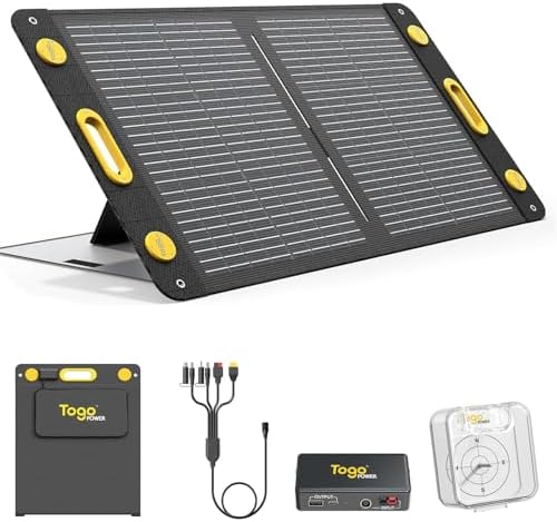 Amazon.com : 100 Watt Folding Portable Solar Panel- New Shade Stopper ...