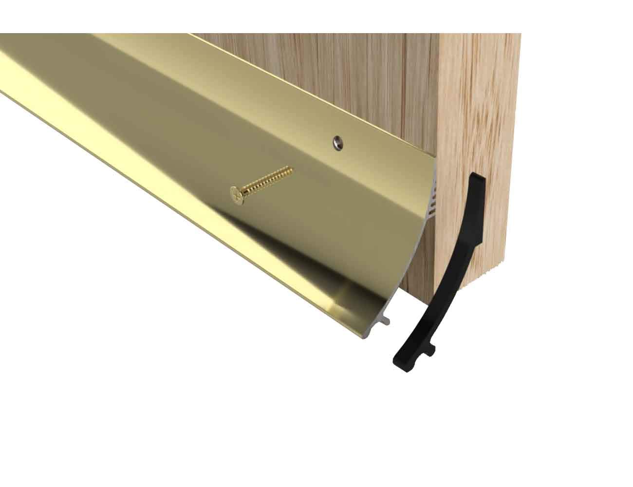 Stormguard Door Rain Water Weather Deflector Bar 914mm Gold 63mm ...
