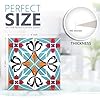 Amazon.com: Tile Stickers 24 PC Set (2 X 12PC) Authentic Traditional ...