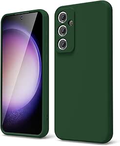 Amazon.com: oakxco for Samsung Galaxy S23 FE Phone Case Liquid Silicone, Cute Thin Slim Soft ...